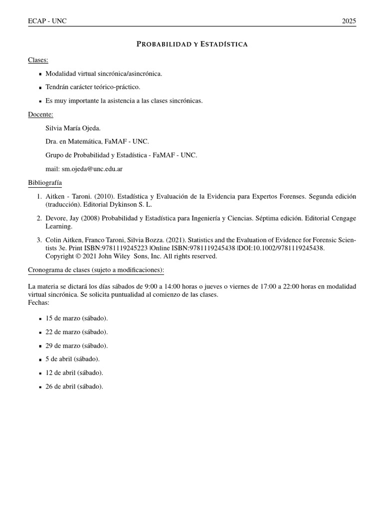 ECAP PyE 2025 Presentacion | PDF