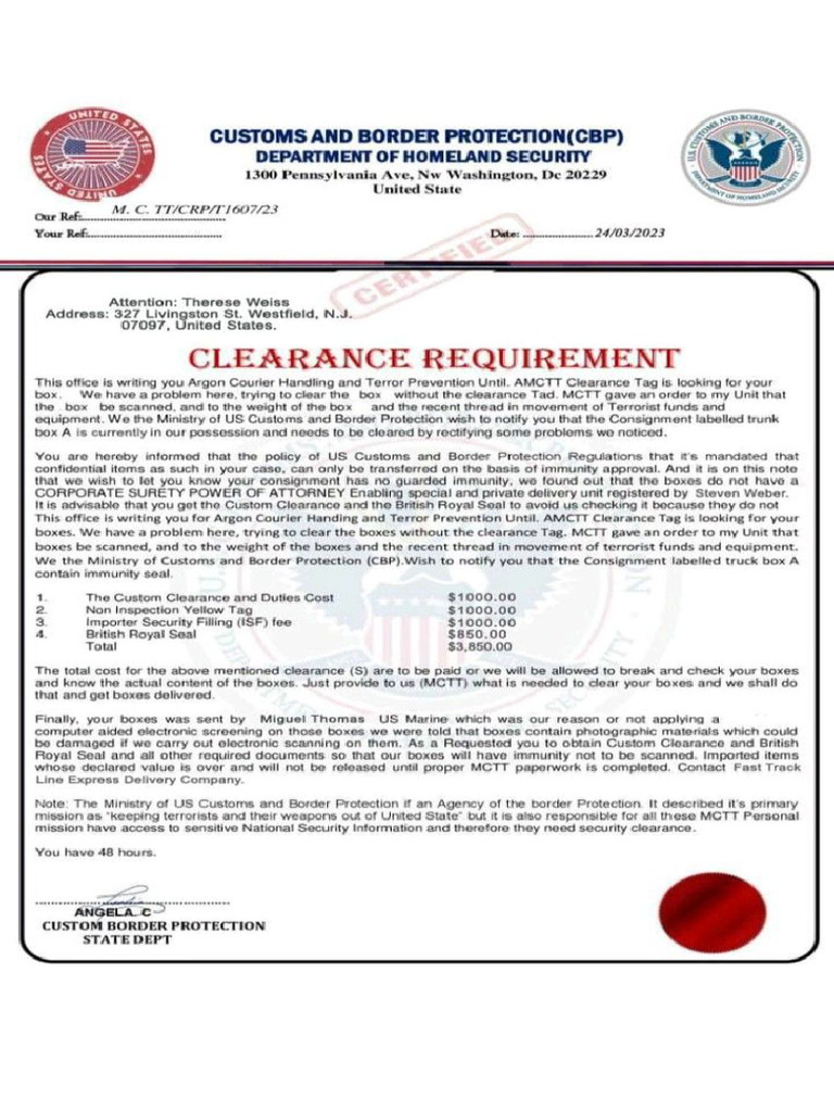 Custom and Border Protection | PDF