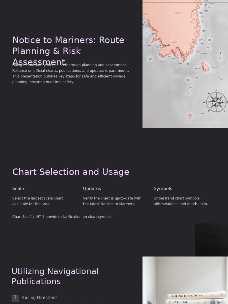Safe Voyage Planning & Risk Assessment | PDF | Navigation | Risk
