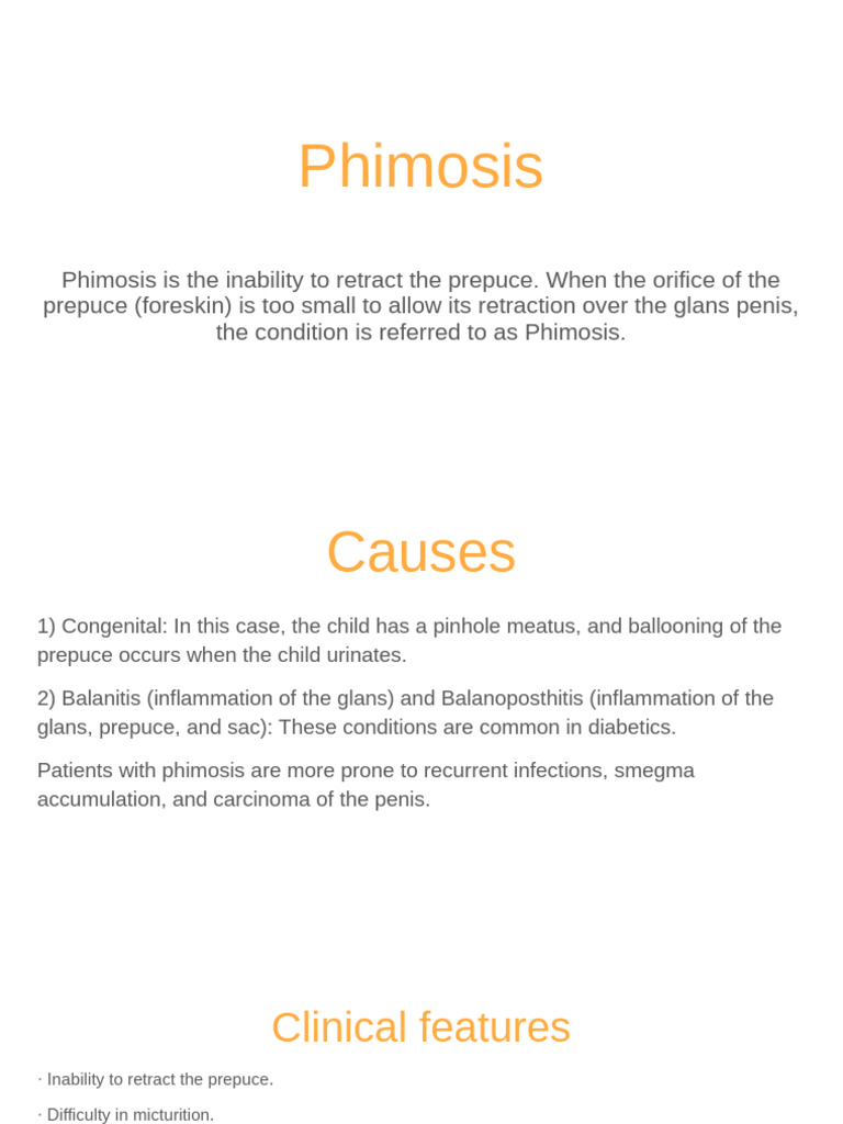 58 - Phimosis and Paraphimosis by Gurpreet | PDF | Circumcision | Urology