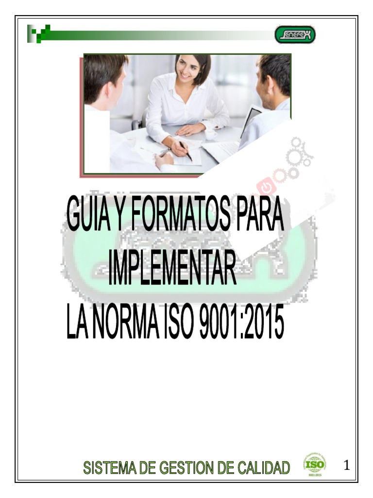 Guia para Implementar La Norma ISO 9001 2015 | PDF | Análisis FODA | Sistema de manejo de calidad