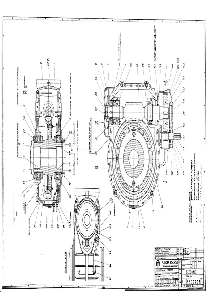 Sectional Drawing CEHA 500 | PDF