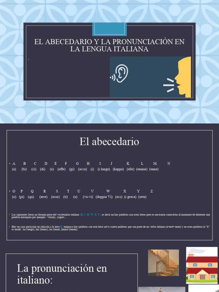 Abecedario y Pronunciación | PDF | Escritura latina | Comunicación humana