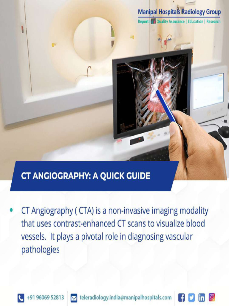CT Angiography 1 | PDF