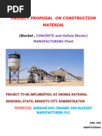 HCB and Concrete Products Proposal | PDF | Concrete | Cement