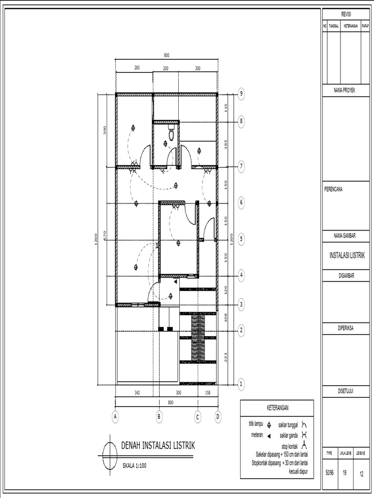 Denah Instalasi Listrik | PDF