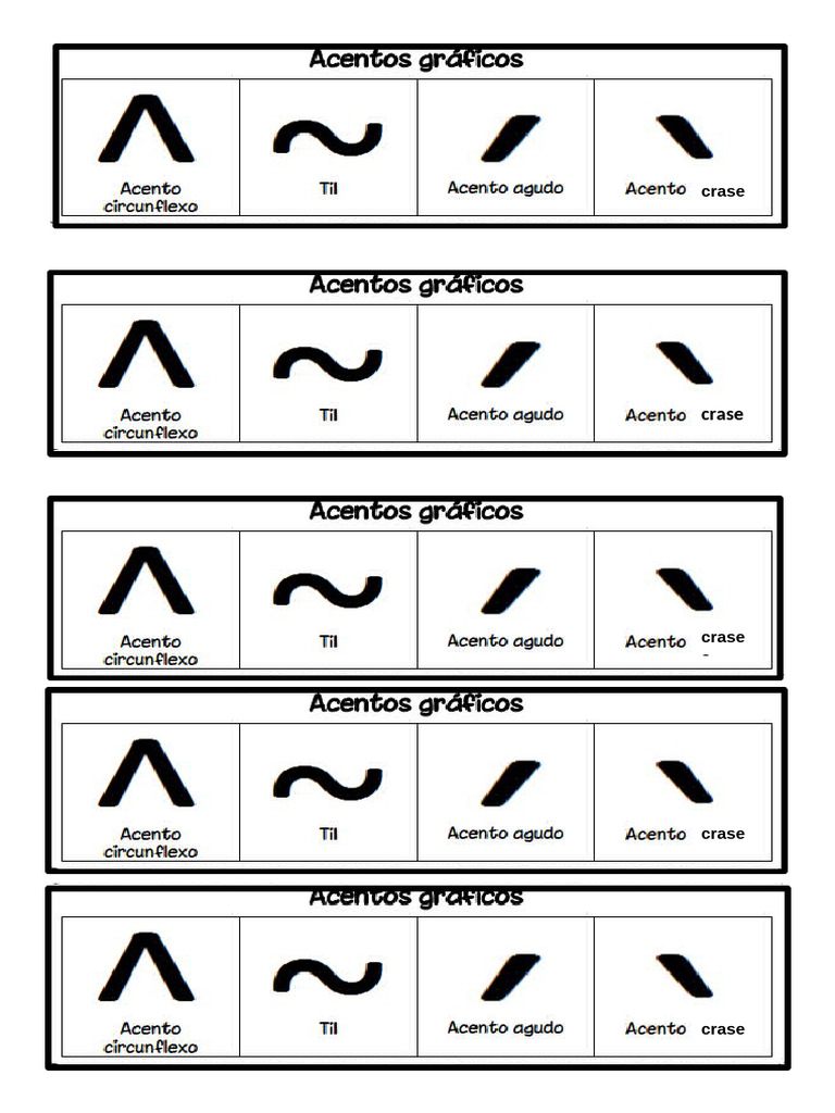 Acentos Gráficos | PDF