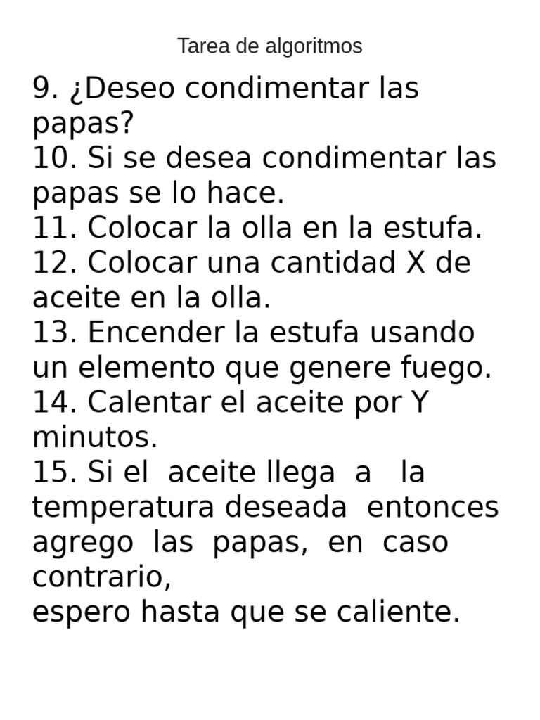 Tarea de Algoritmos | PDF