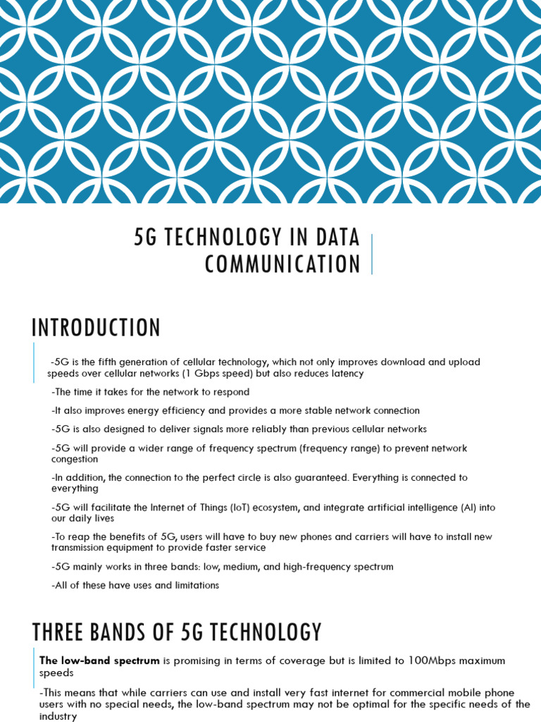 5G Technology in Data Communication | PDF | Cellular Network | Mimo