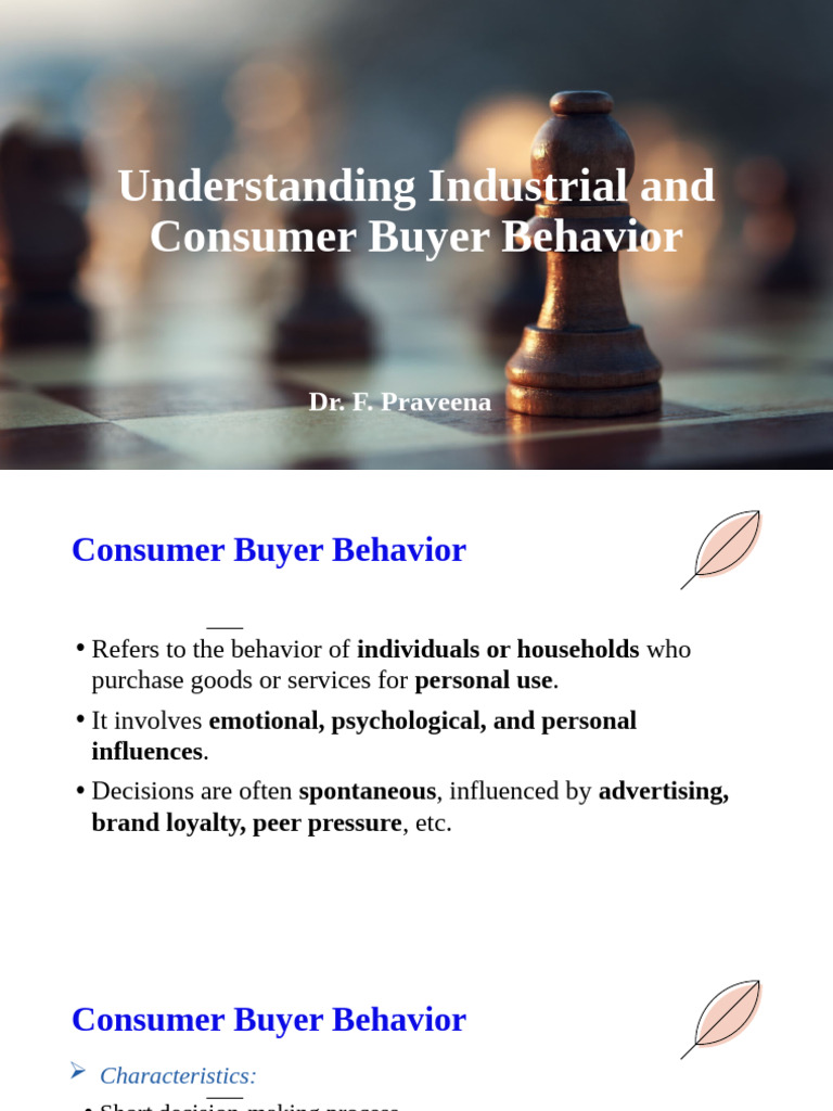 Consumer Buyer Behavior | PDF | Consumer Behaviour | Behavior