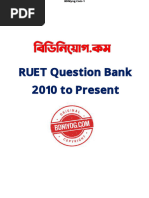 KUET Admission Test Questions 2024-2025 | PDF