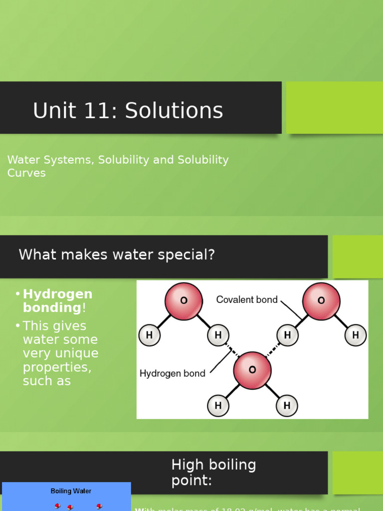 Water Systems and Solubility 20255 | PDF | Solvation | Chemical Polarity