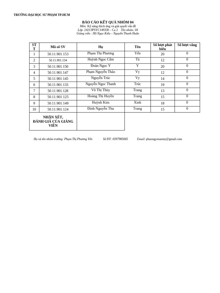 PQL - Nhóm 04 | PDF