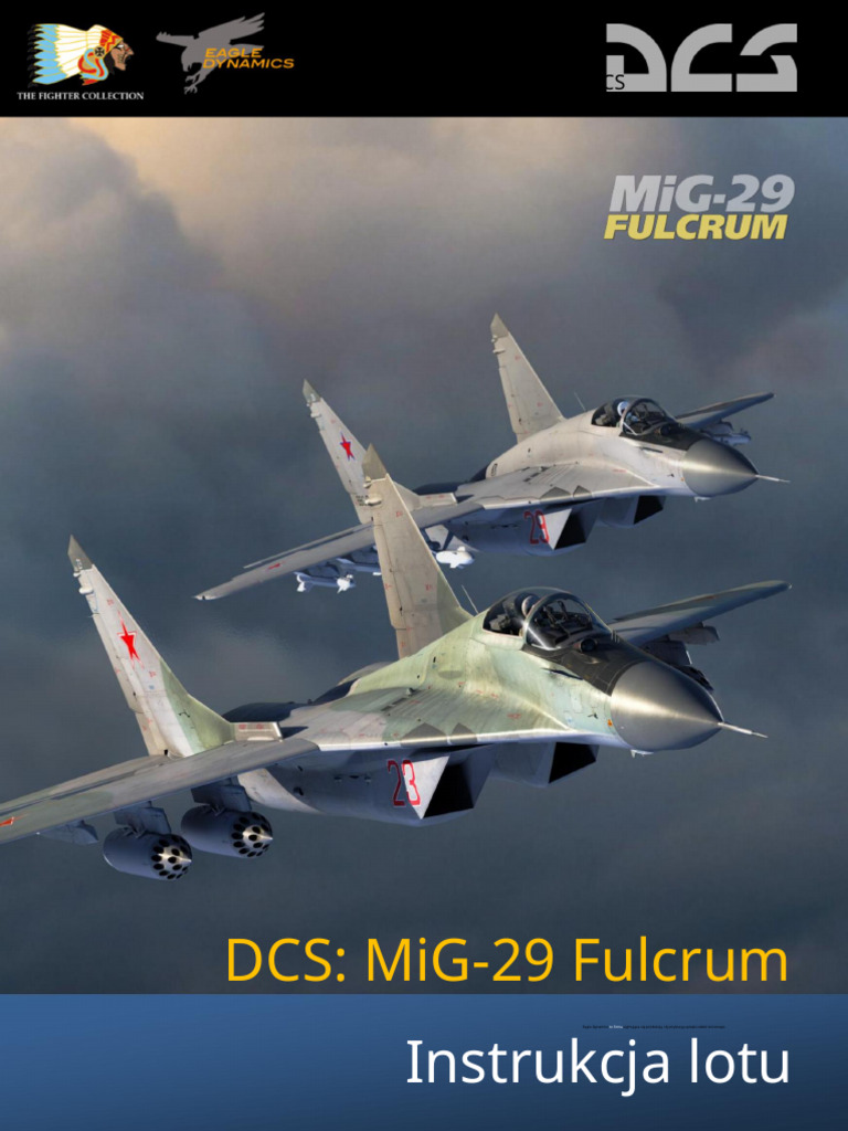 DCS MIG-29 Flight Manual EN | PDF
