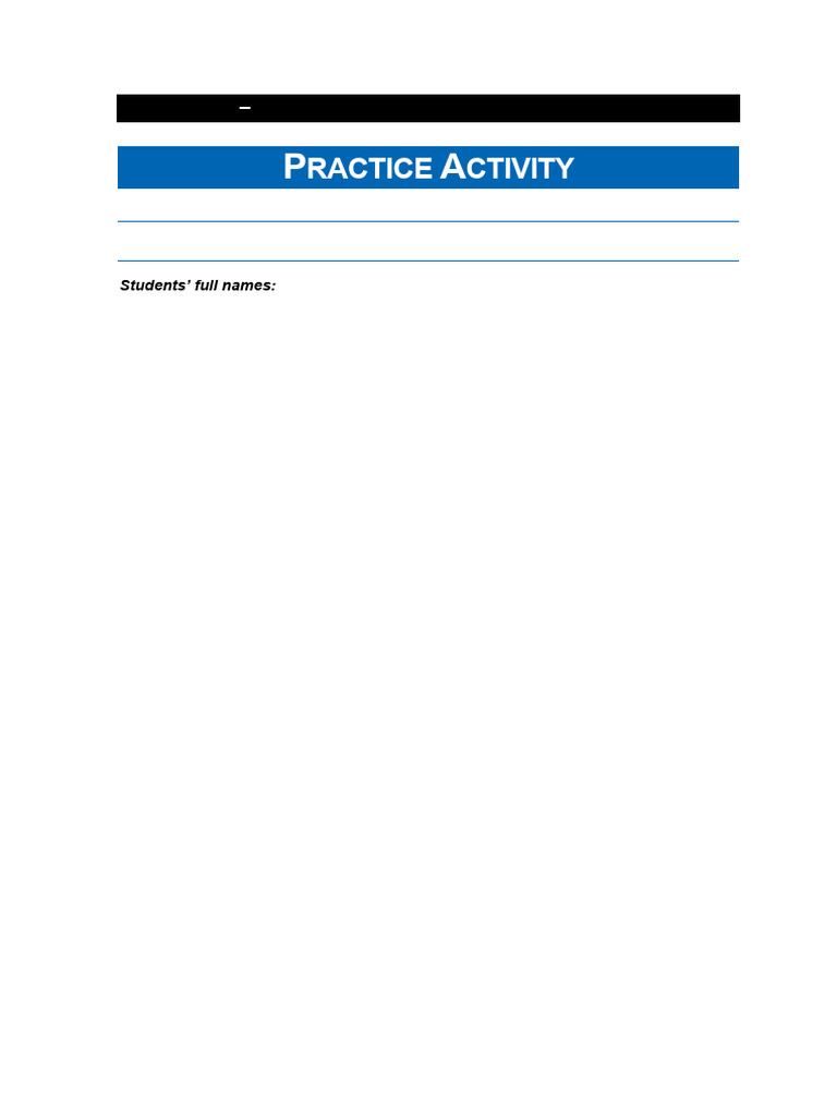 Practice Activity Developing Laguage Skilss in The Classroom | PDF ...
