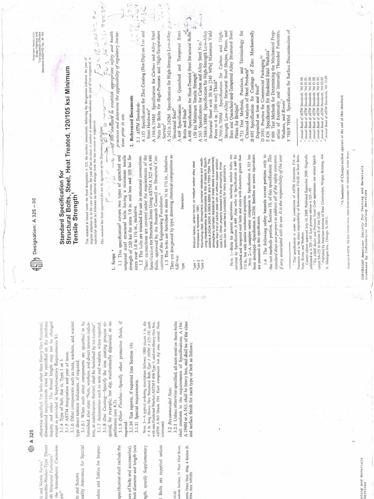 Astm 325 | PDF