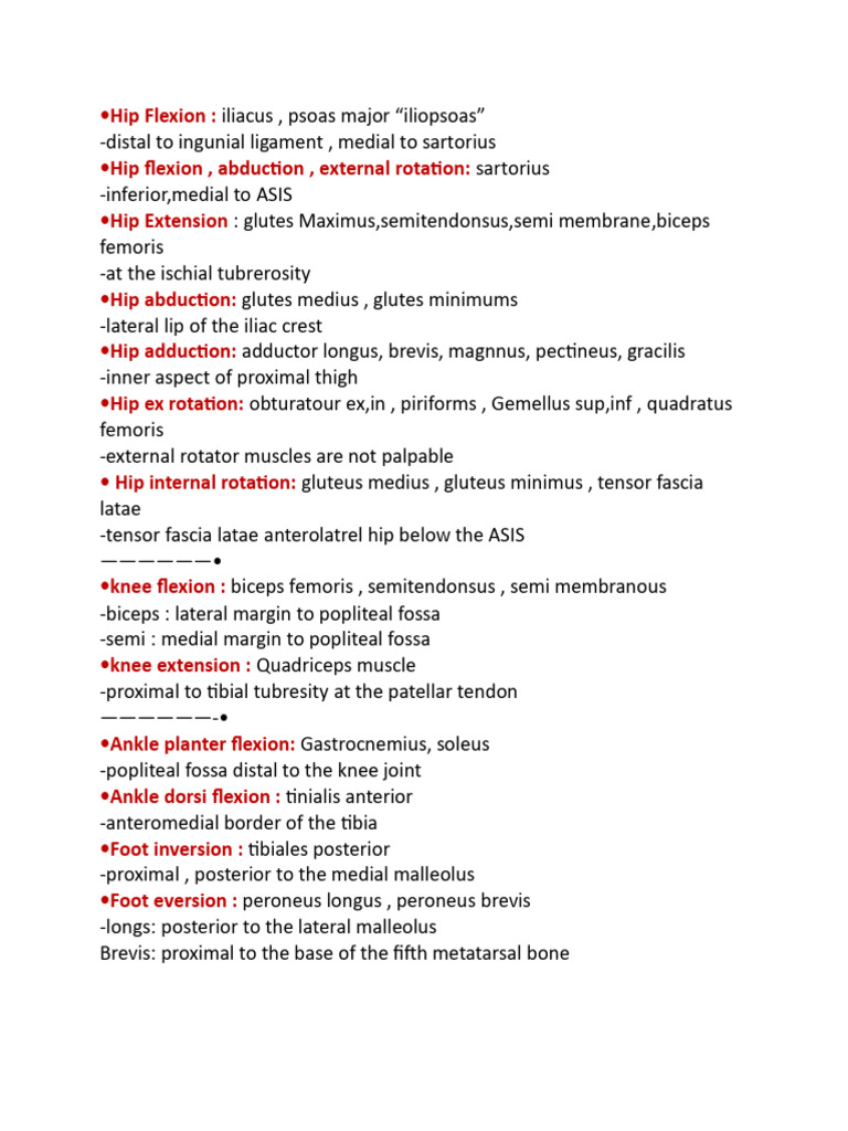 ?manual Muscle Test | PDF