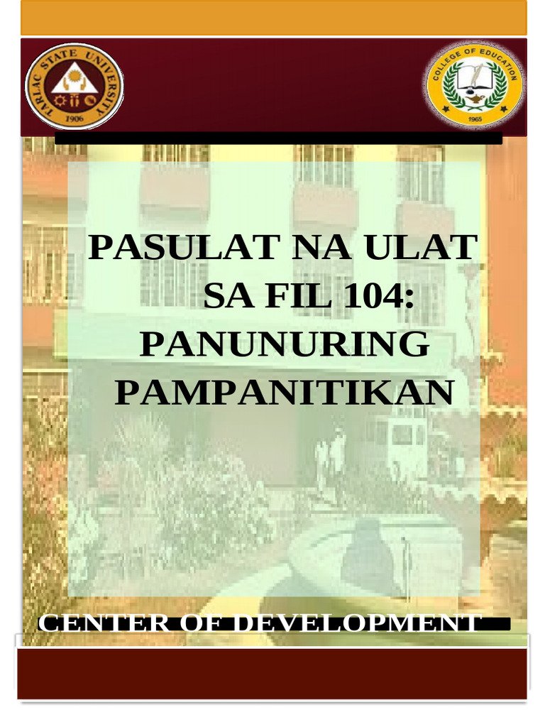 Pagsusuri NG Nobela | PDF