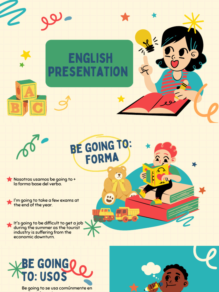 Yellow and Blue Illustrative Why Learn English Presentation - 20250408 ...