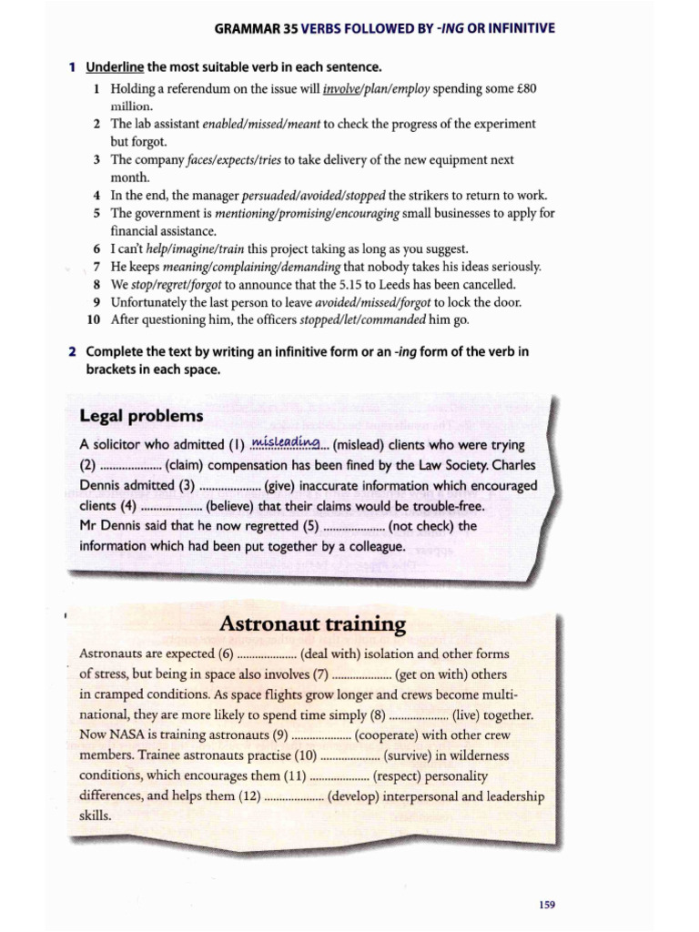 ILP - Grammar 35 & Practice 12 | PDF