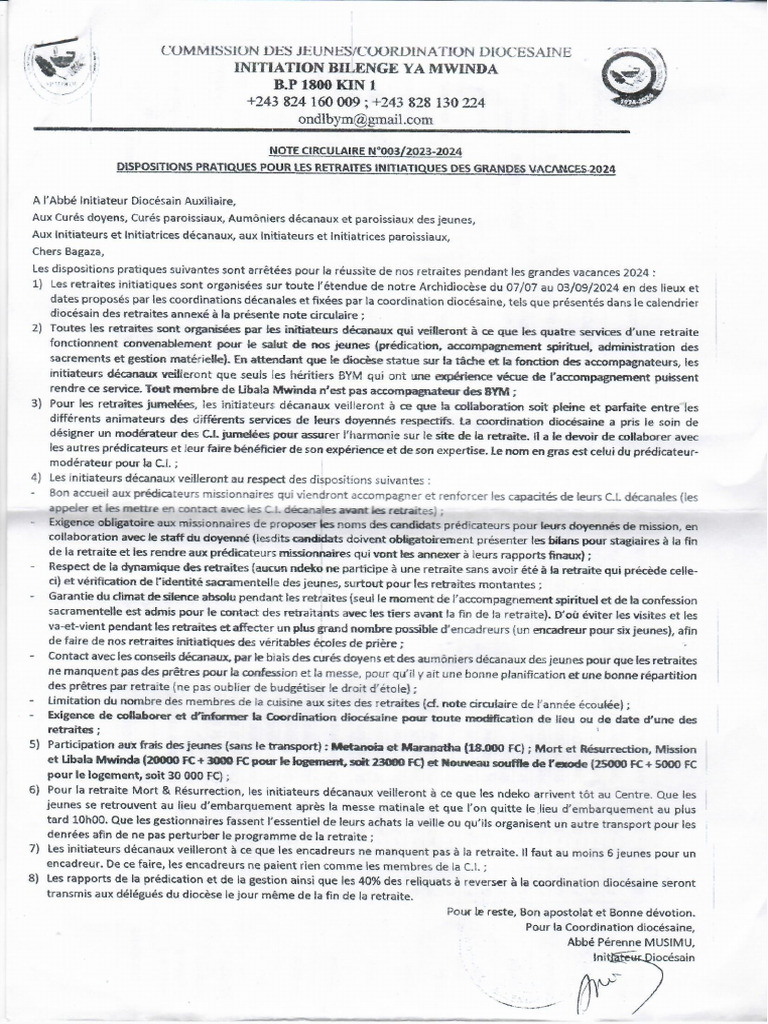 Dispositions Pratiques Retraites 2024 | PDF