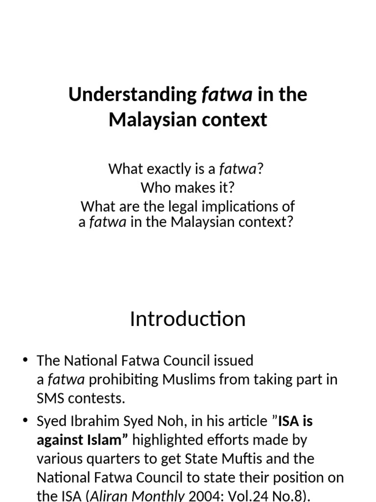 Fatwa | PDF | Fatwa | Sharia