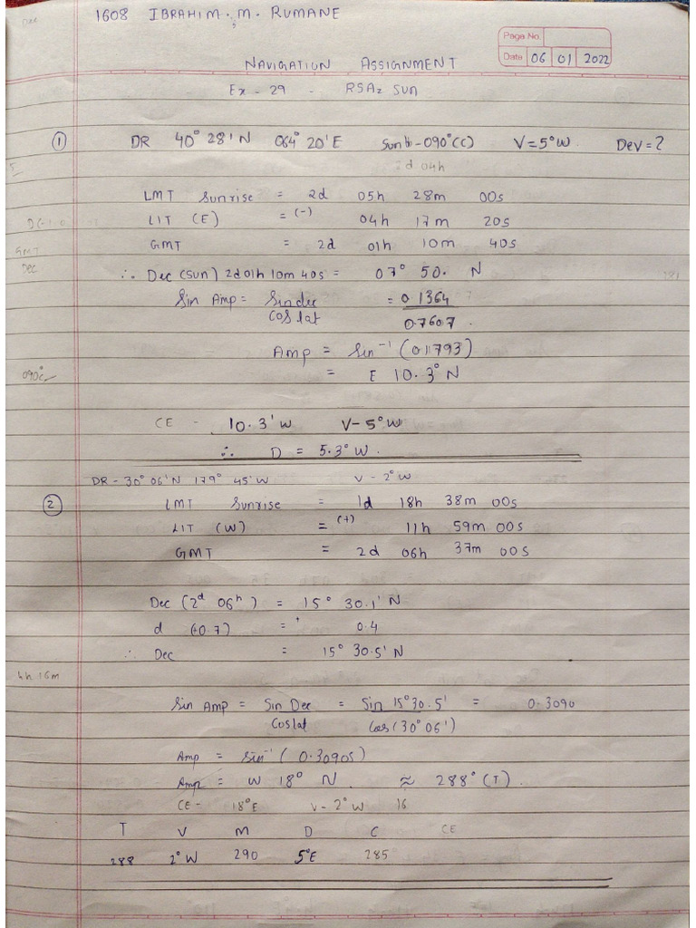 1608 Ibrahim Navigation Sem4 Assignment 1 | PDF
