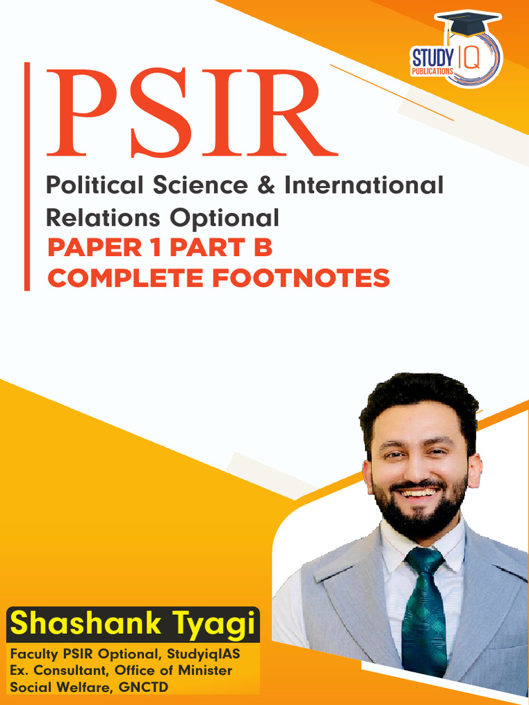 PSIR Paper 1B Short Notes | PDF | Dalit | Nationalism