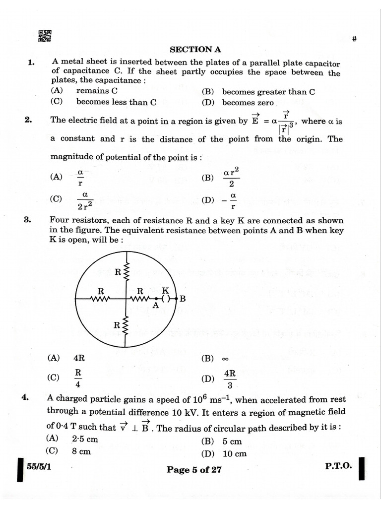 Physics Set1 | PDF