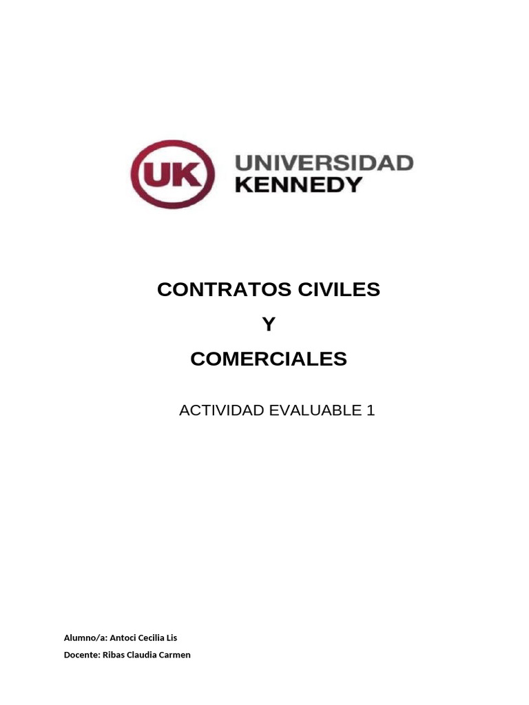 Conceptos Clave de Contratos Civiles | PDF | Ley común | Derecho privado