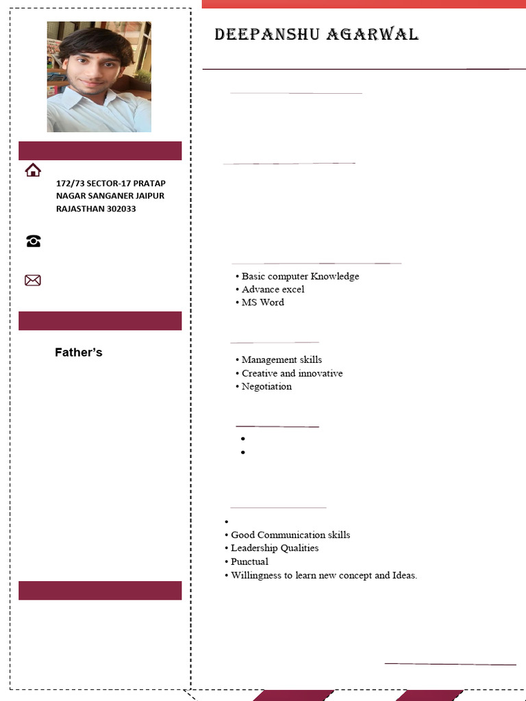Deepanshu Agarwal CV 2 | PDF