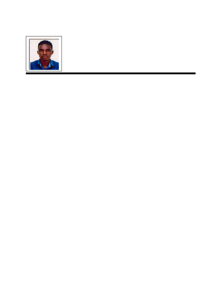Ugandan Accountant CV and Profile | PDF | Accounting | Regulatory ...