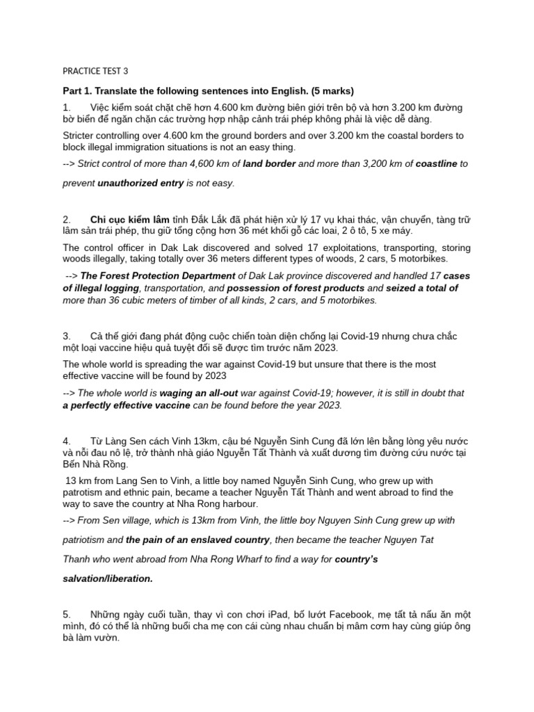 Practice Test 3 | PDF