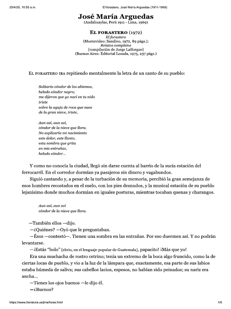 El Forastero | PDF