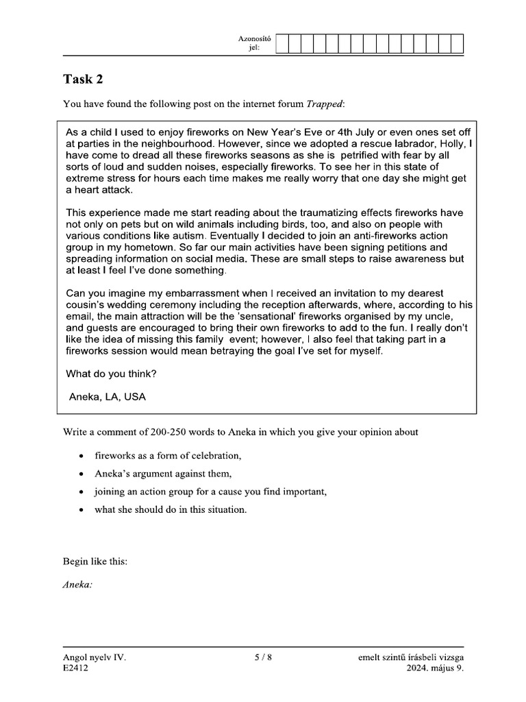 Ádám 2024 Márc Levél 2 Hosszú | PDF