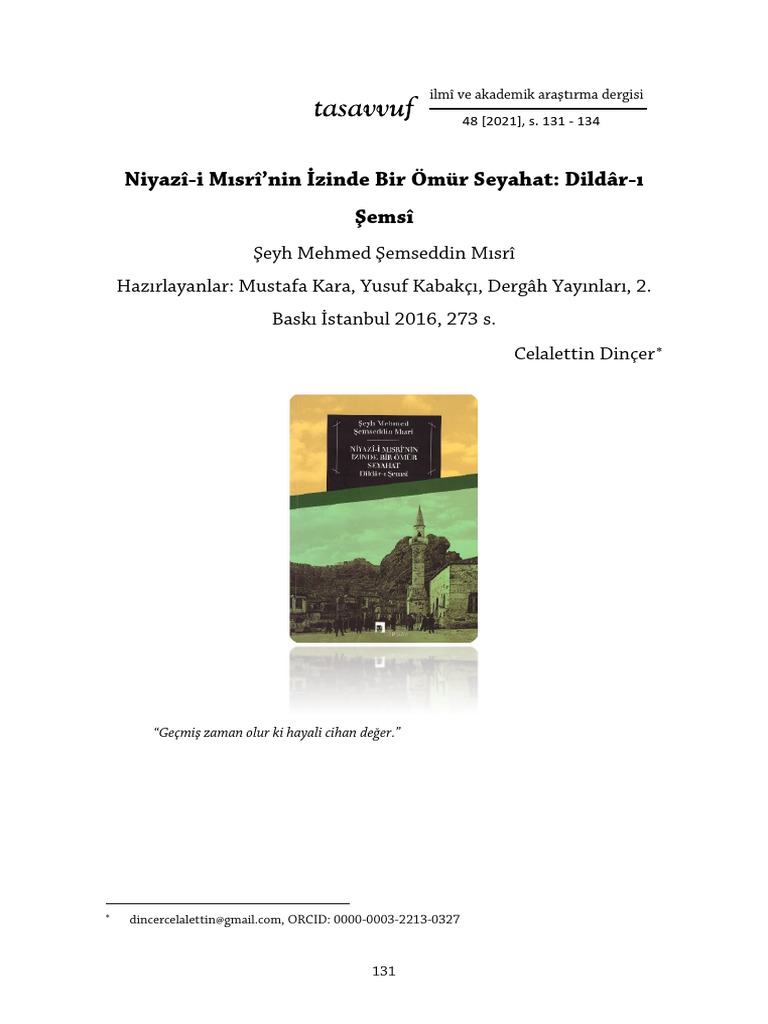 Niyazi_i_Misri_nin_Izinde_Bir_Omur_Seyah | PDF