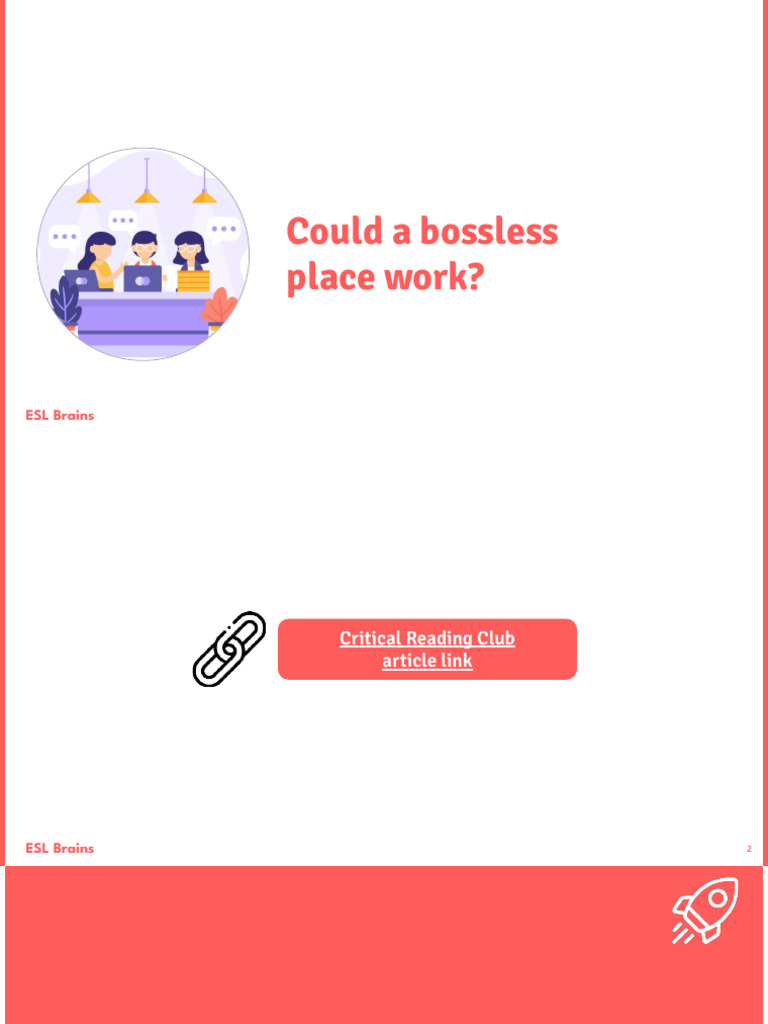 Could a bossless place work_ | PDF | Cooperative | Social Psychology