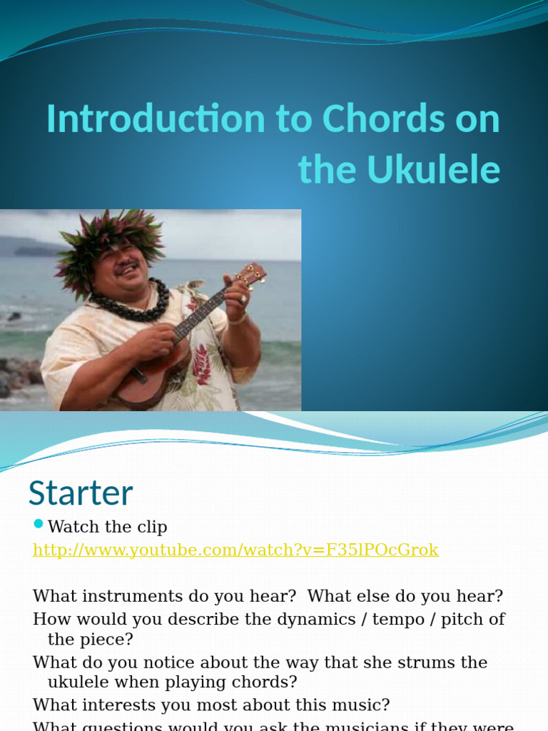 Introduction_to_Chords_on_the_Ukulele[1] | PDF