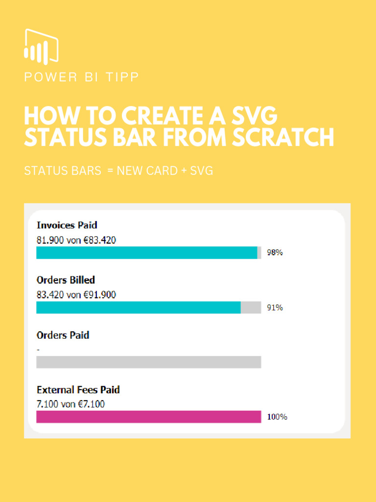 SVG Bar Chart Power Bi | PDF