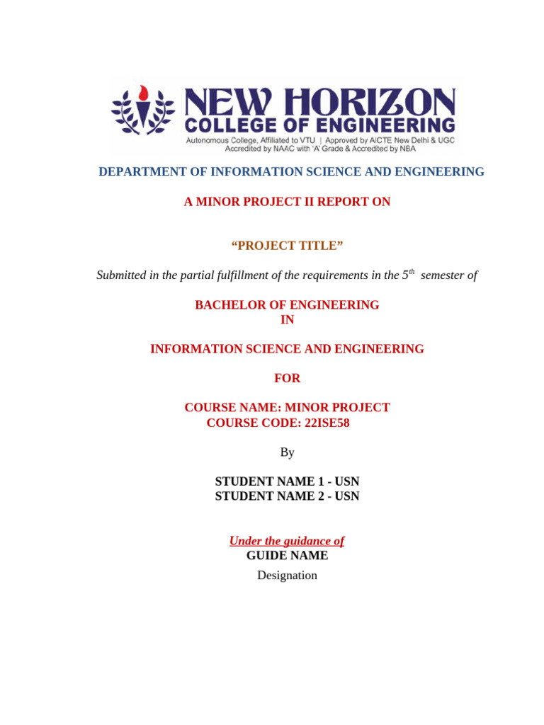 Mini Project Report Format | PDF | Operating System | Accuracy And ...