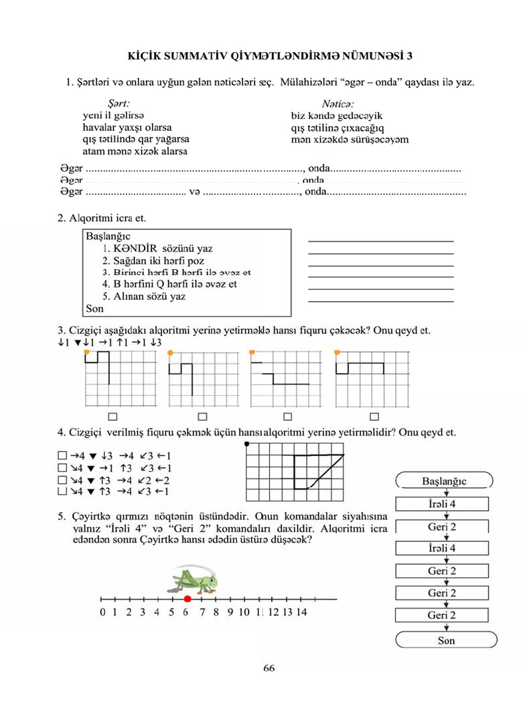 4cü Sinif ksq3 | PDF