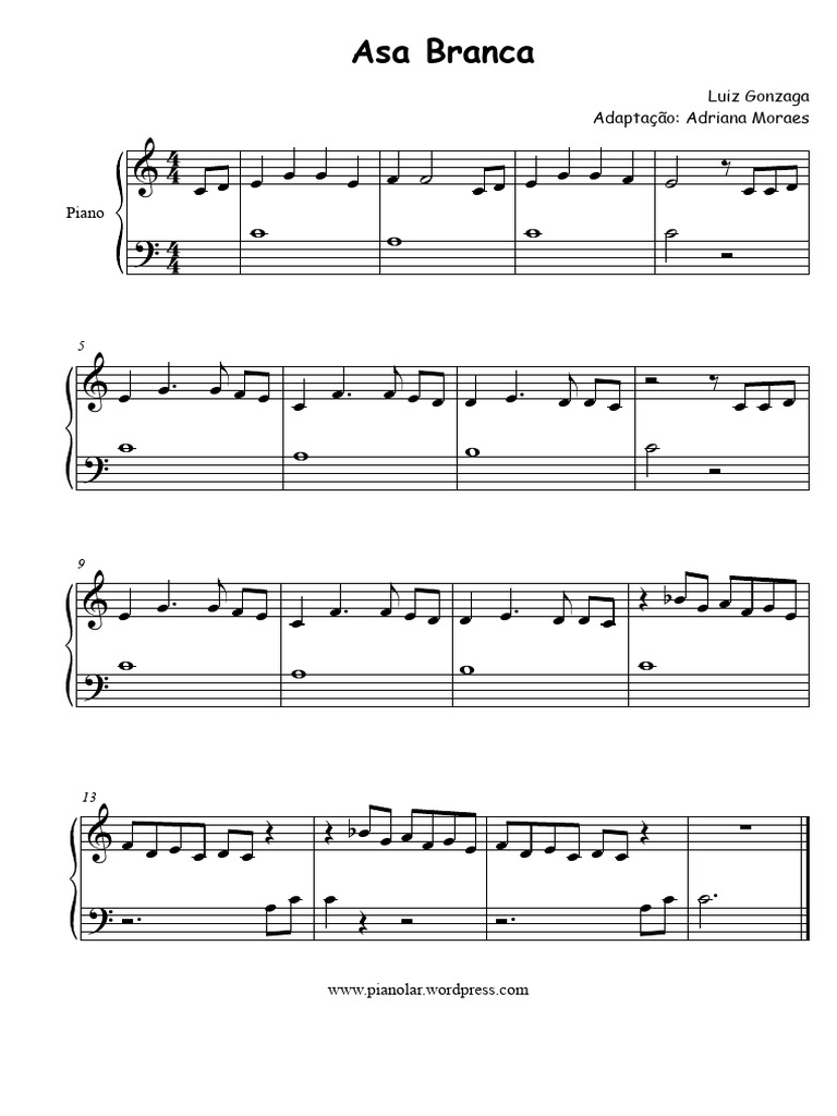 eBook PianoLar-3a Asa Branca | PDF