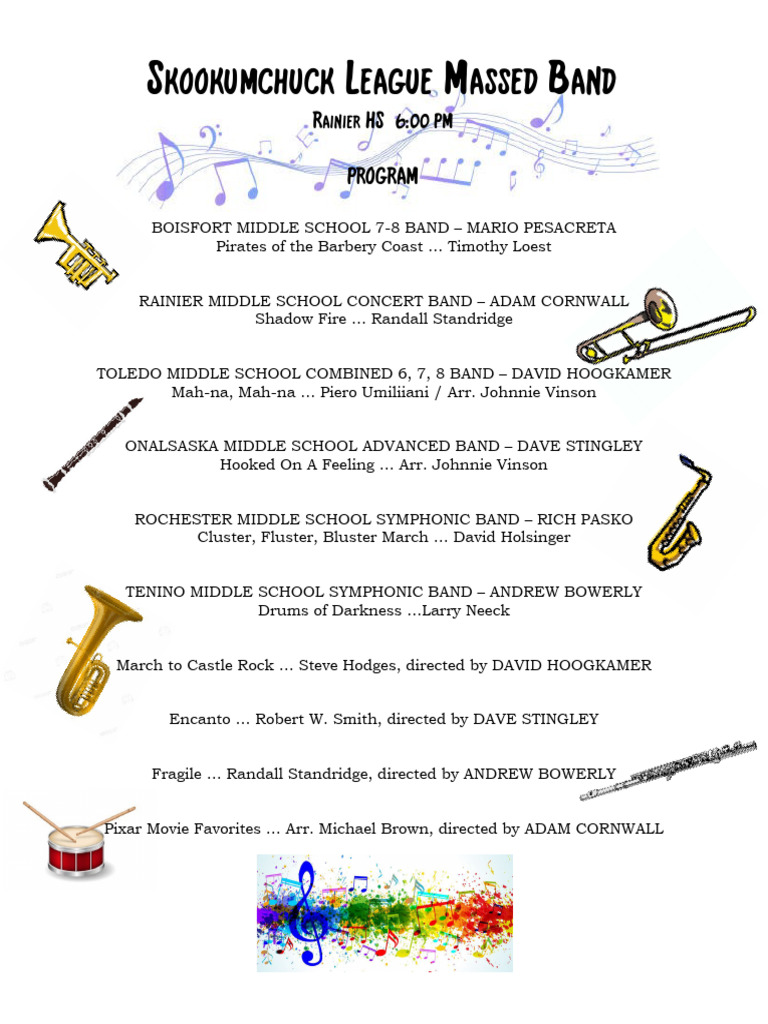 Massed Band Program | PDF