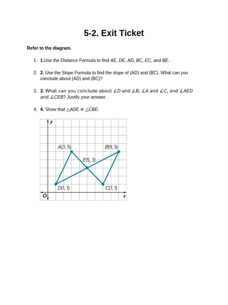 5-2 Exit Ticket | PDF