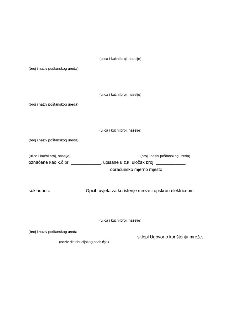 IZJAVA-Suglasnost_suvlasnika_za_sklapanje_Ugovora_o_koristenju_mreze | PDF