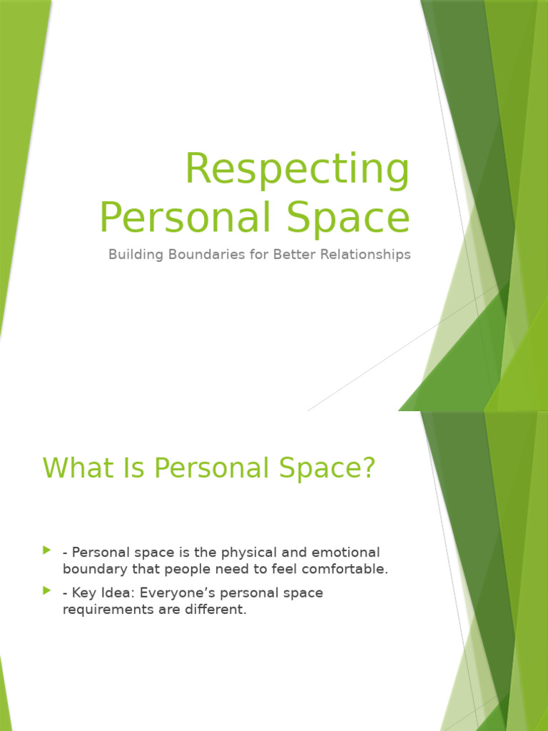 Defining Carers' Personal Space Boundaries | PDF
