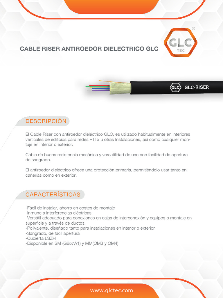GLC Riser | PDF | Fibra óptica