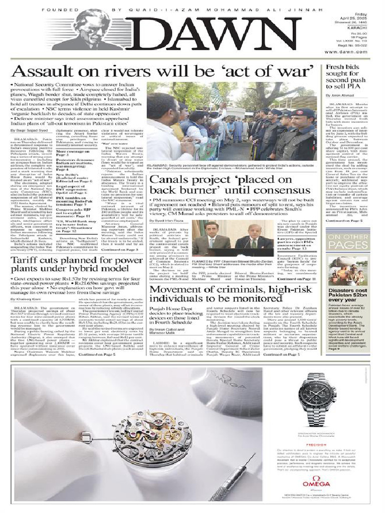 DAWN 25 April By CSS Target institute | PDF