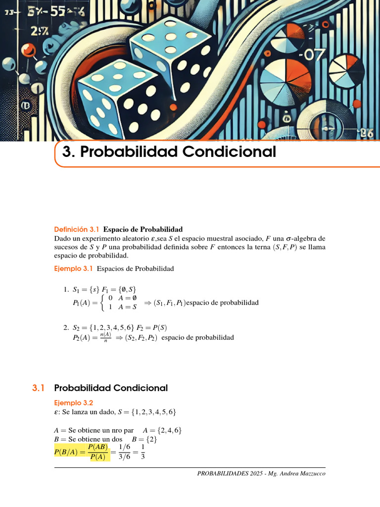 Probabilidad Condicional y Ejemplos | PDF | Teoría de probabilidad ...