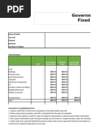 Fixed Asset Register Template Excel | PDF | Depreciation | Fixed Asset